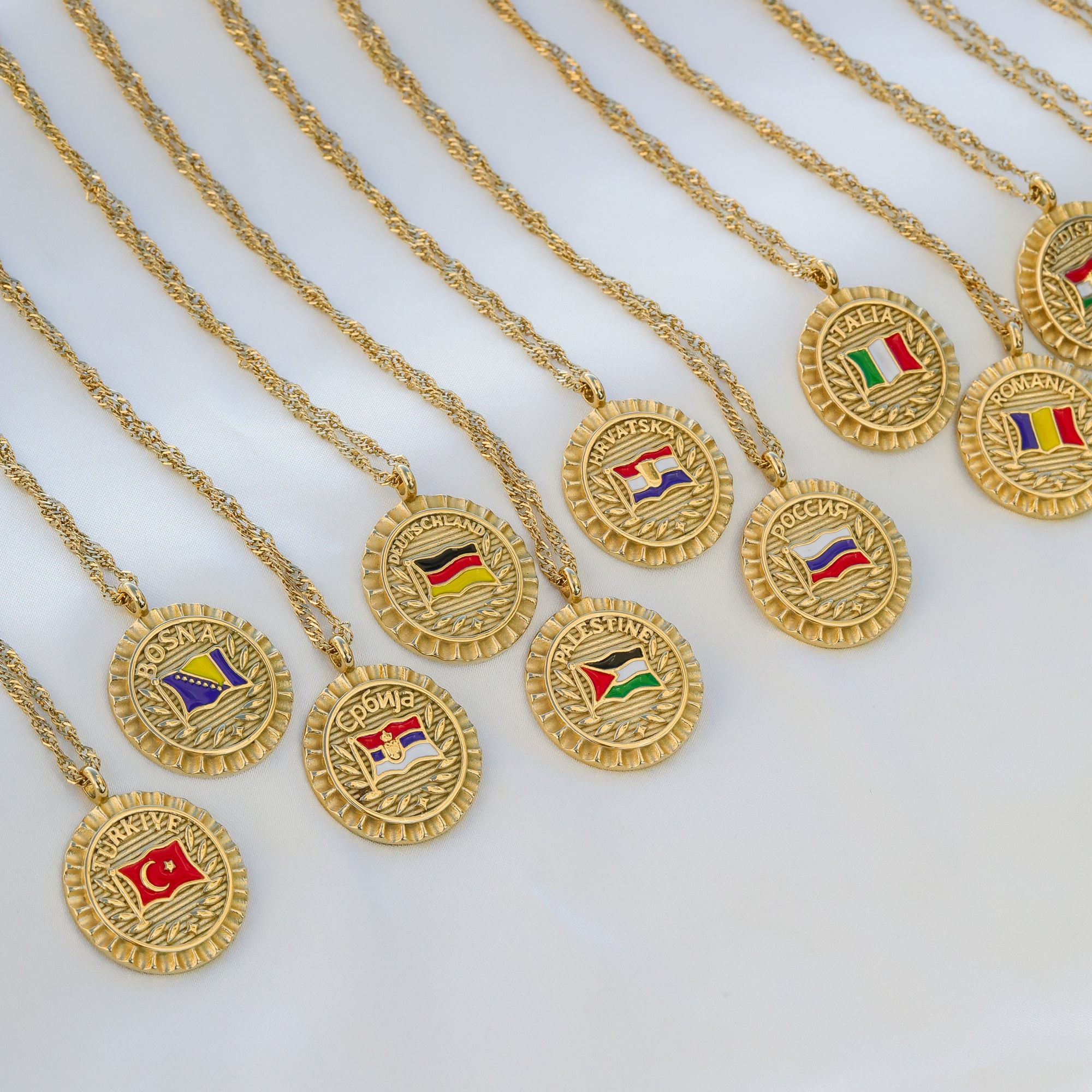 Flag Necklaces